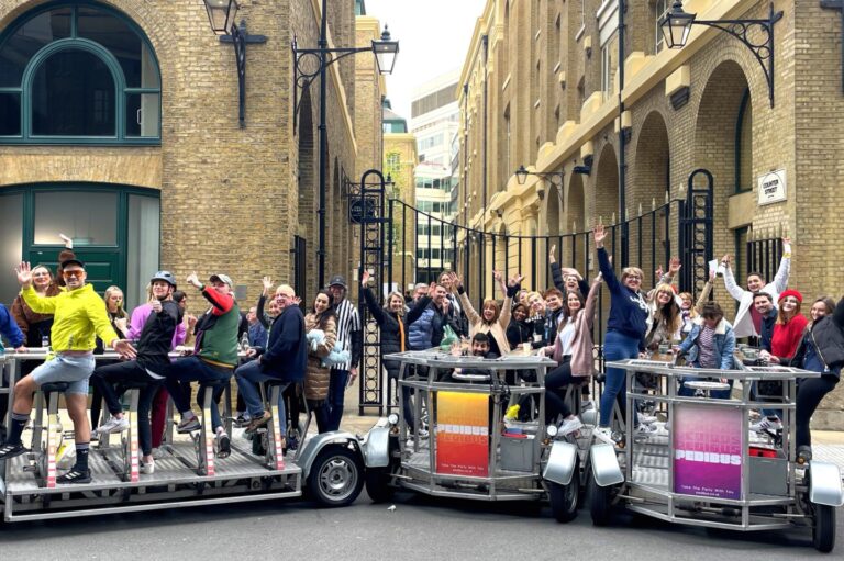 Pedibus London Beer Bike Team Building Party - Pedibus - Officially ...